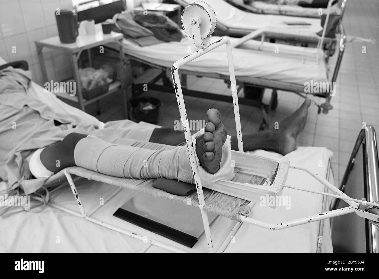 Landmine explosion Black and White Stock Photos & Images - Alamy