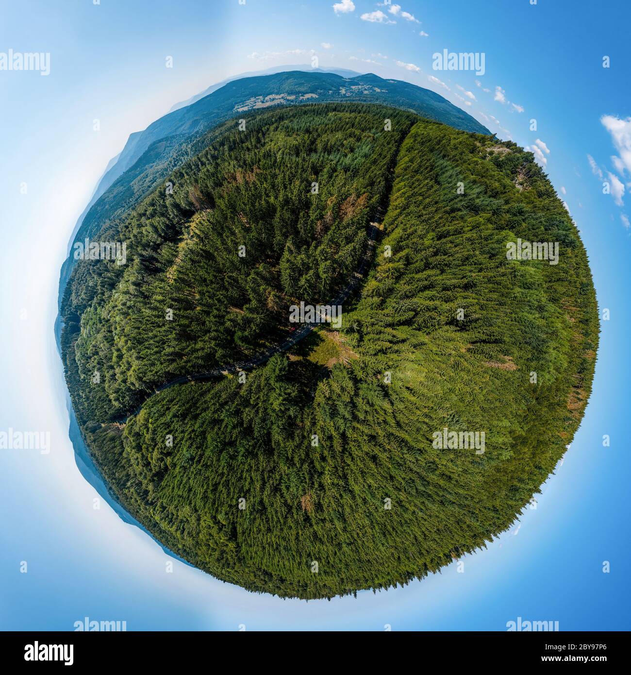 Circular relief map hi-res stock photography and images - Alamy