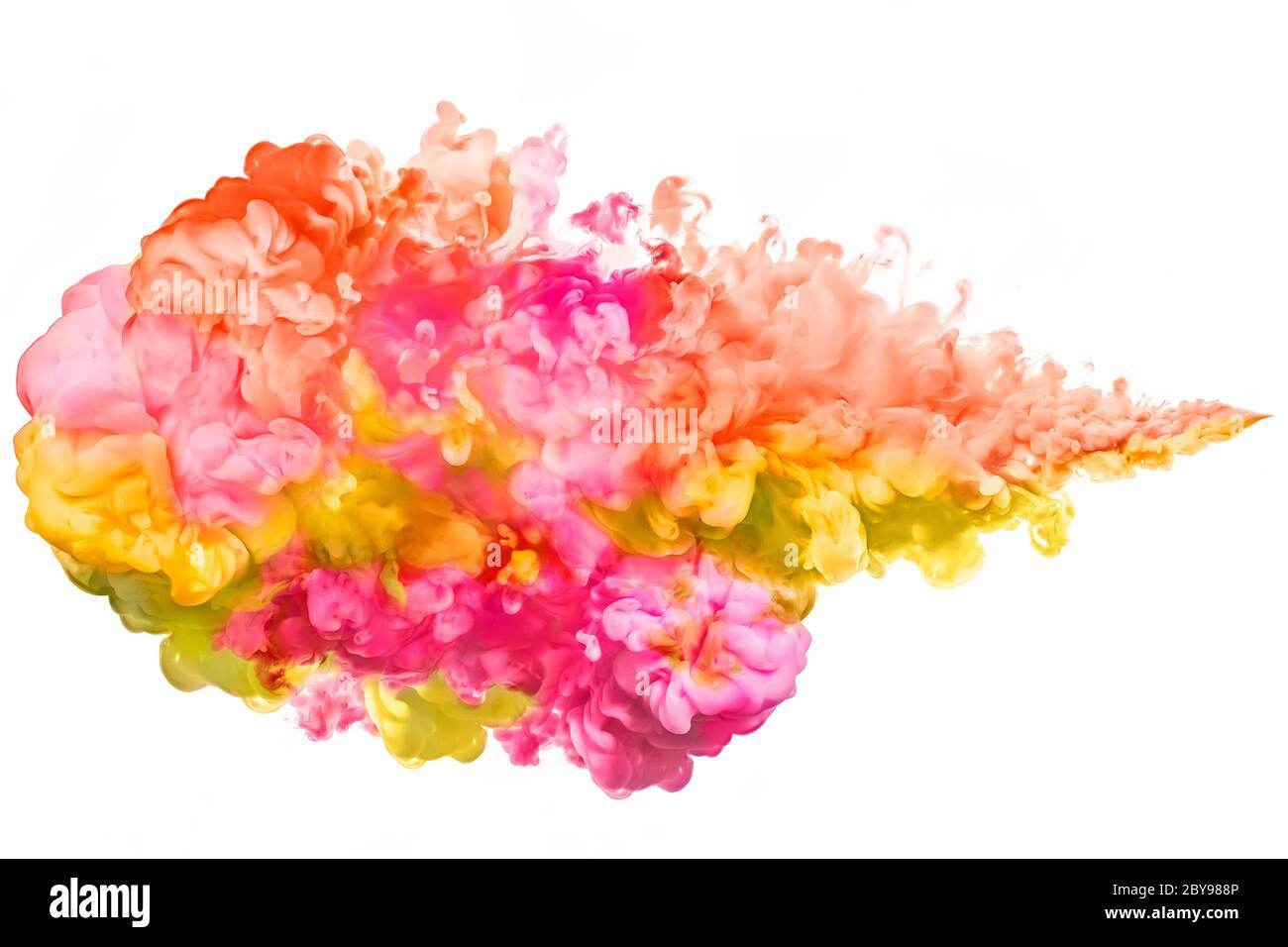 Explosion colors isolated on Cut Out Stock Images & Pictures - Alamy