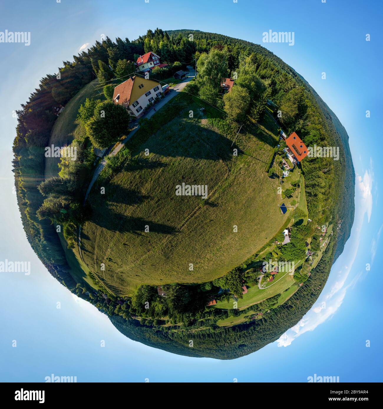 Circular relief map hi-res stock photography and images - Alamy