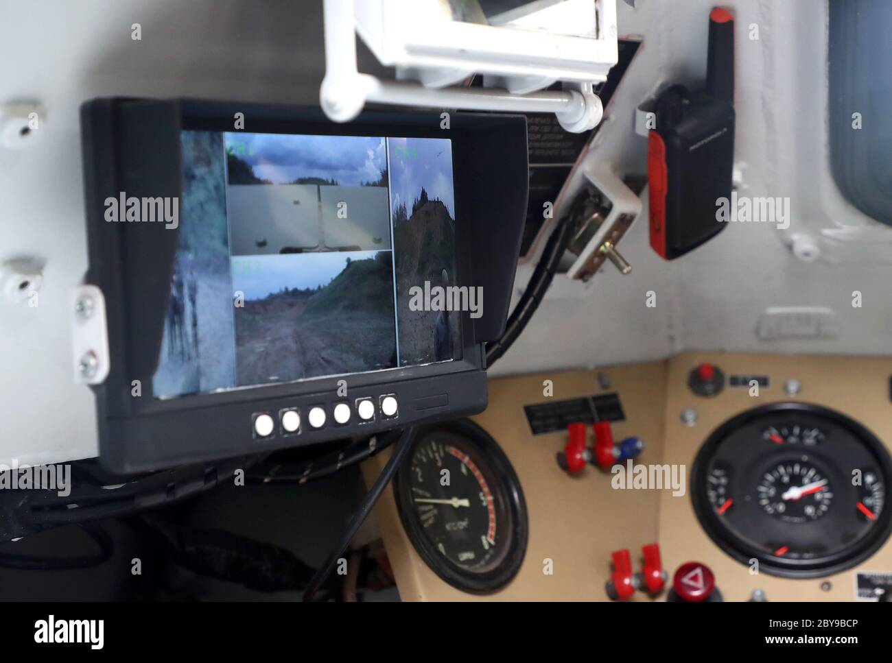 Military Armoured Vehicle Interior High Resolution Stock Photography ...