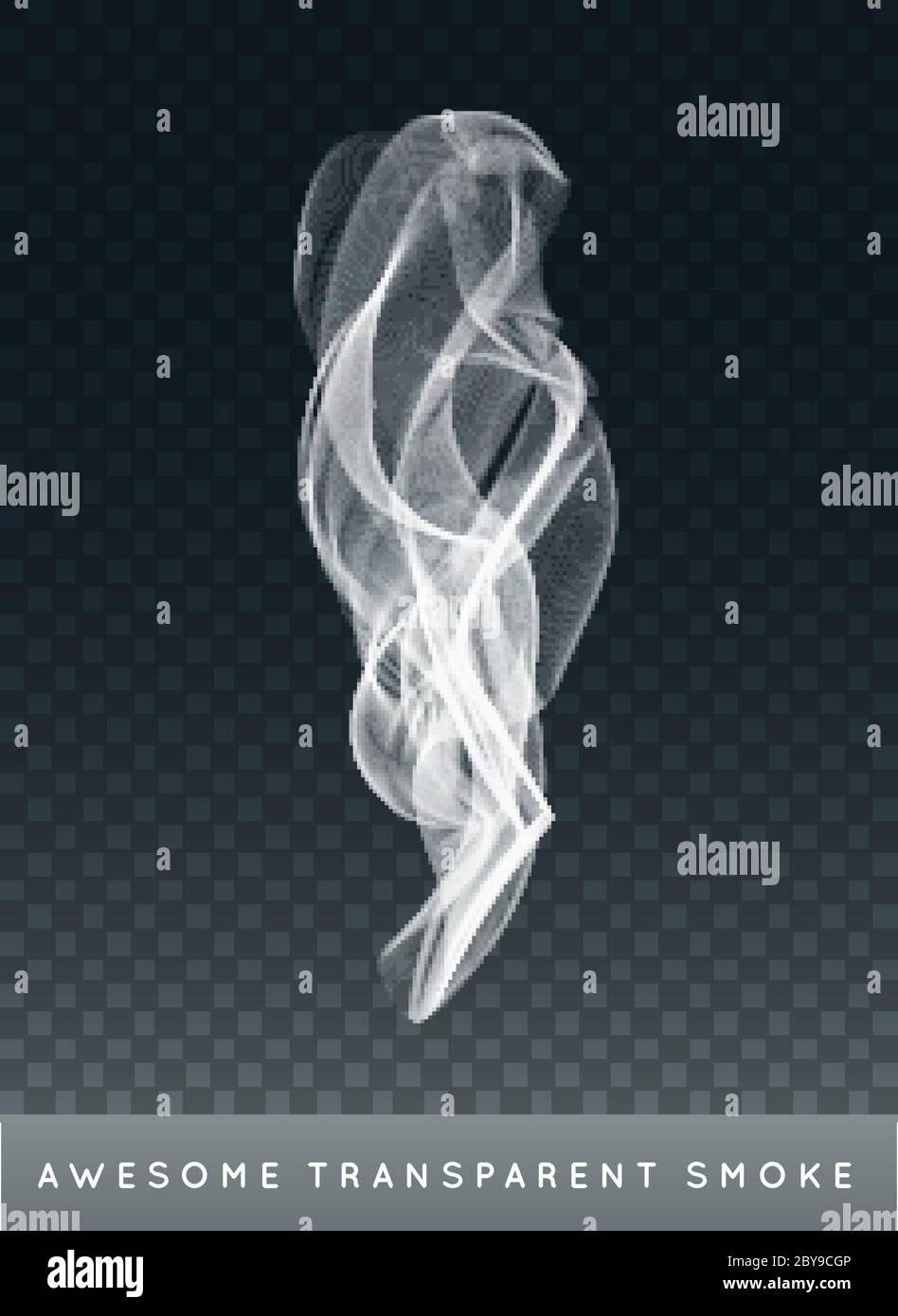 Vector Realistic Cigarette Smoke or Fog or Haze with Transparency ...