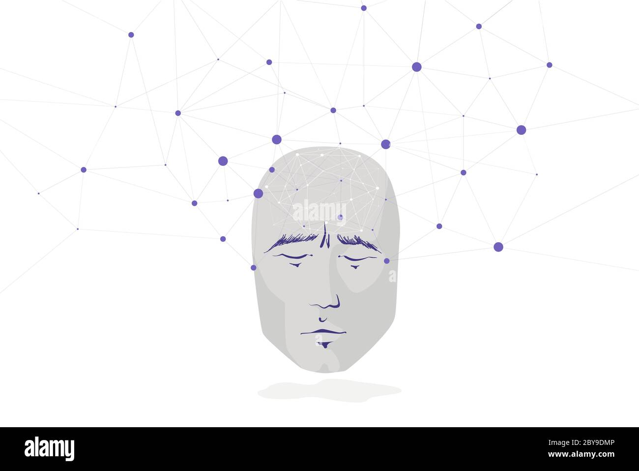 Human face and large network of personal social connections. neural ...