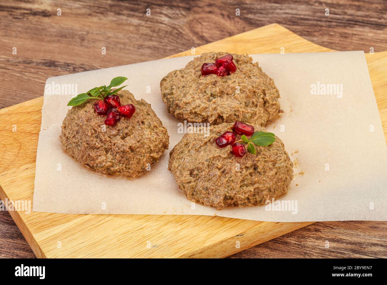 Georgian cuisine - pkhali from beans and spices Stock Photo - Alamy