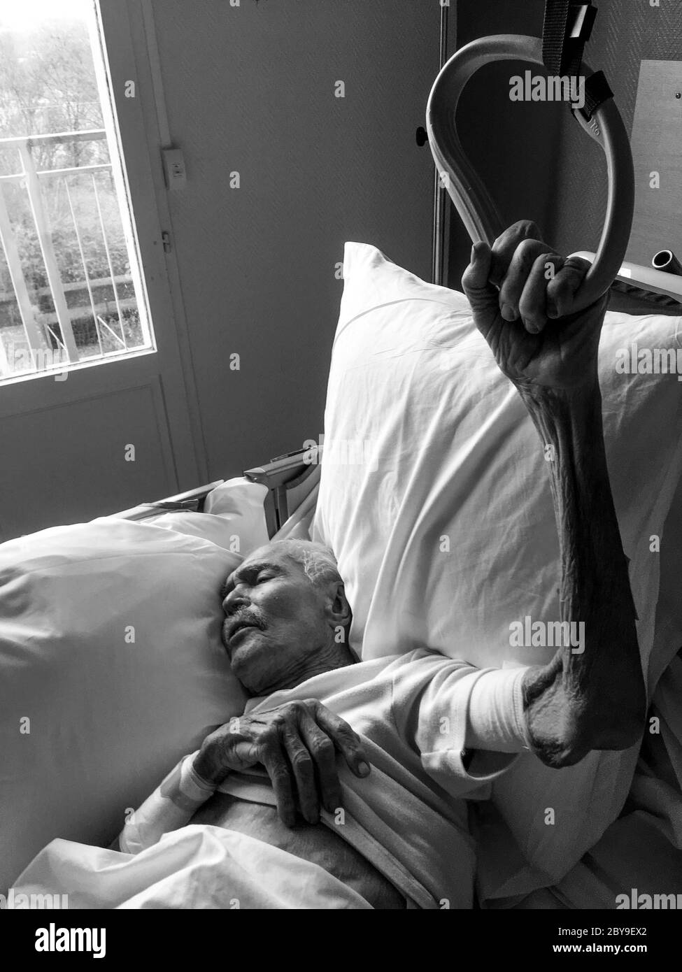 "END of LIFE", Photo essay on a man at end-of-life, Lyon, France Stock ...