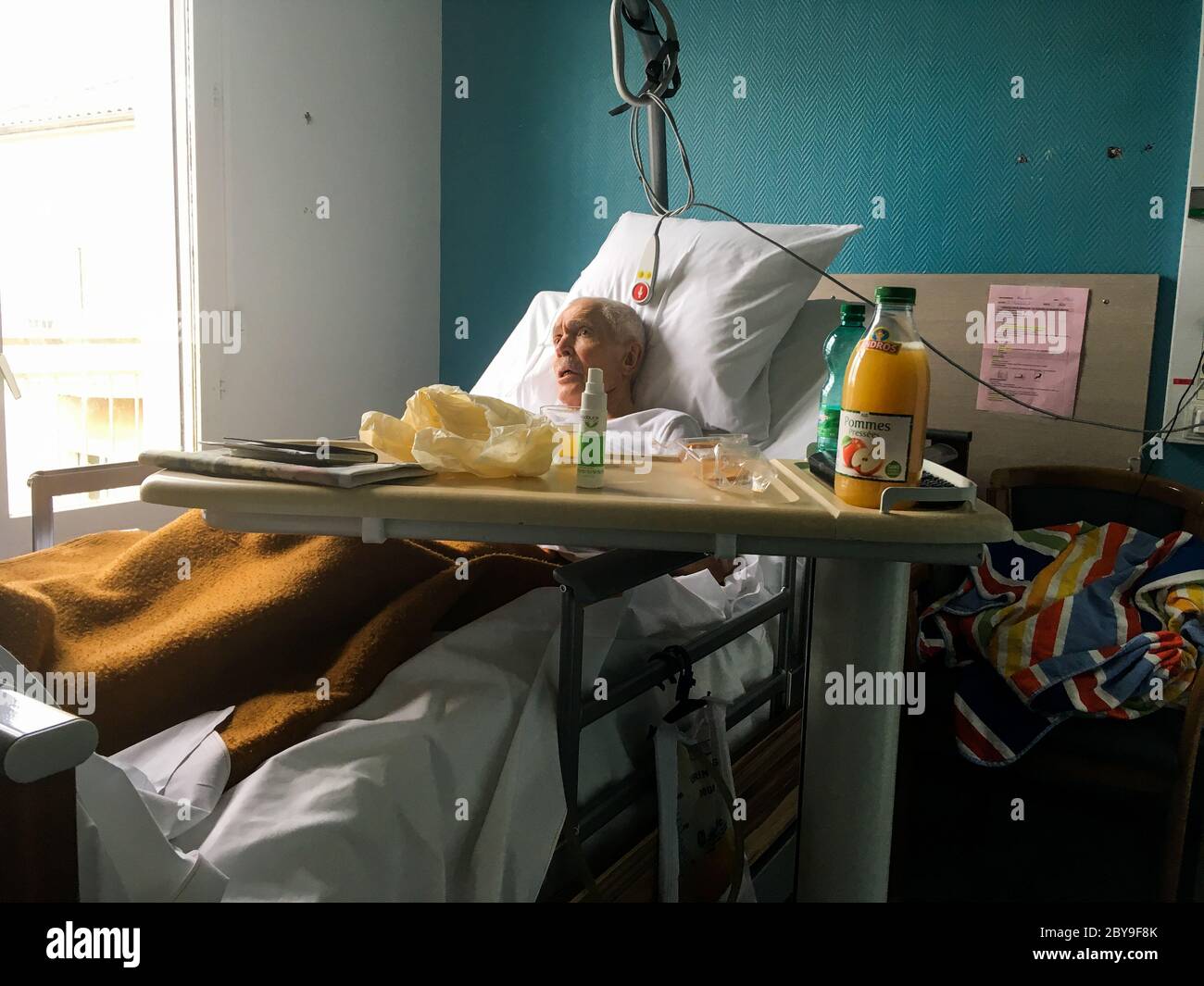 "END of LIFE", Photo essay on a man at end-of-life, Lyon, France Stock ...