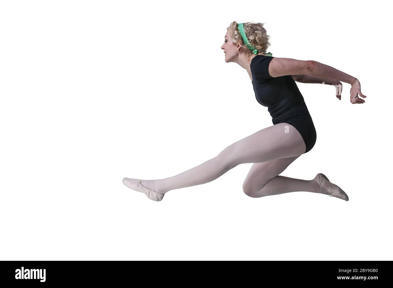 Woman dancer leaping hi-res stock photography and images - Alamy