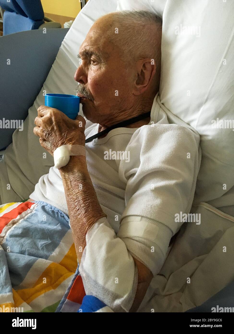 "END of LIFE", Photo essay on a man at end-of-life, Lyon, France Stock ...