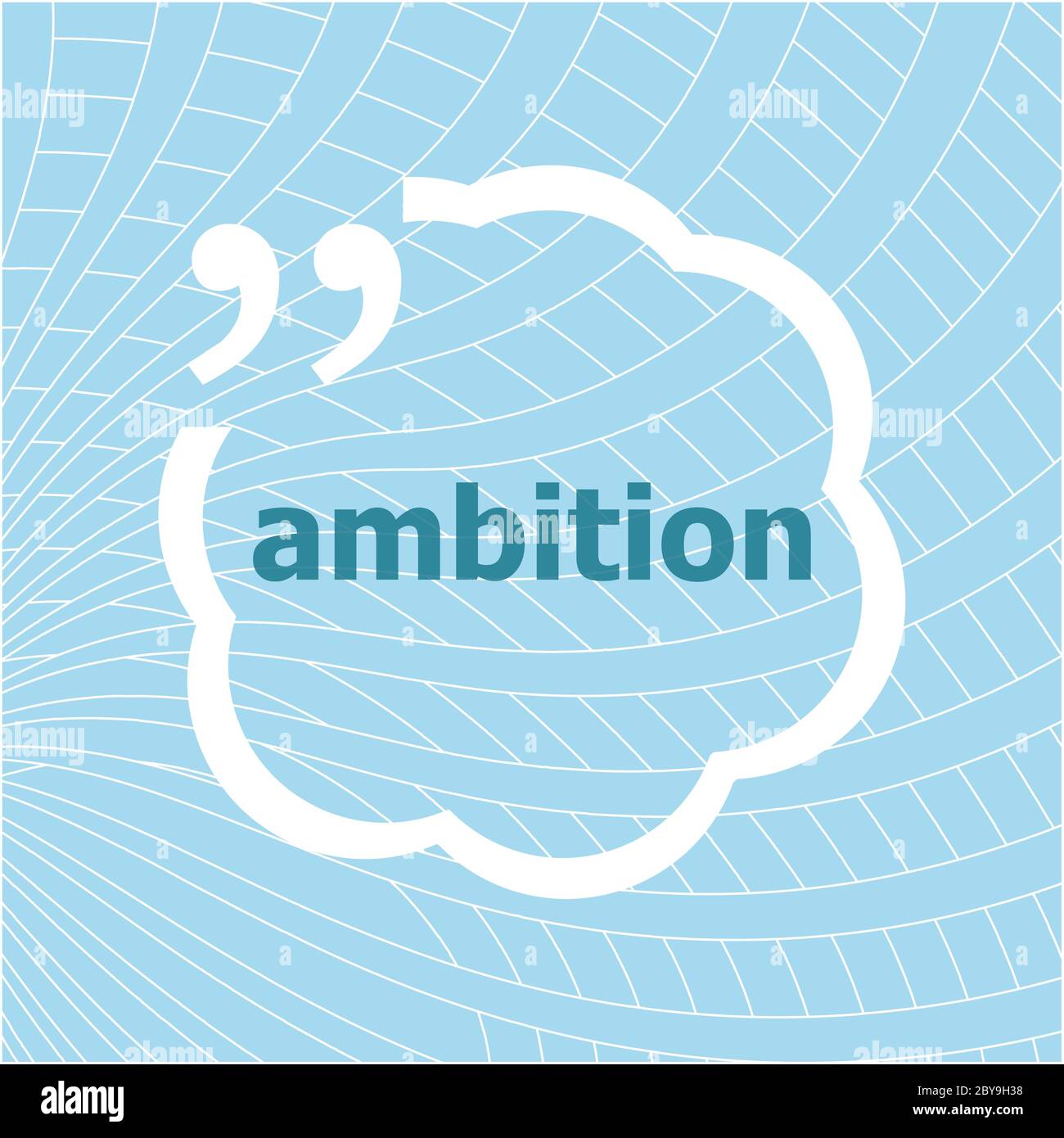 Text Ambitions. Business concept Stock Photo - Alamy