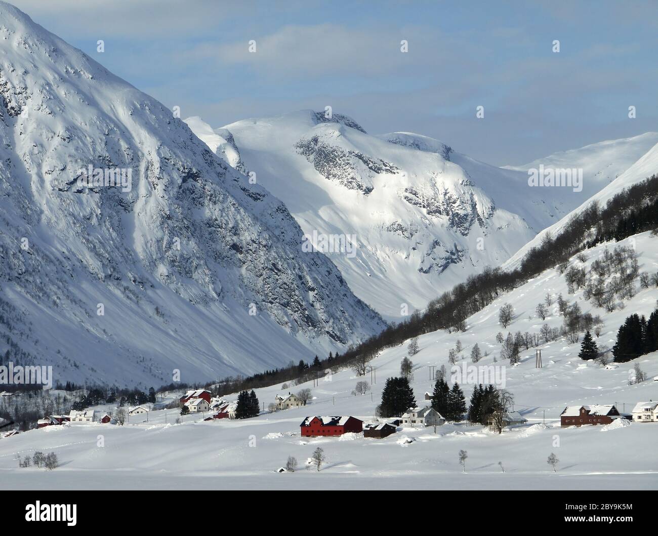Norway snowy scenery hi-res stock photography and images - Alamy