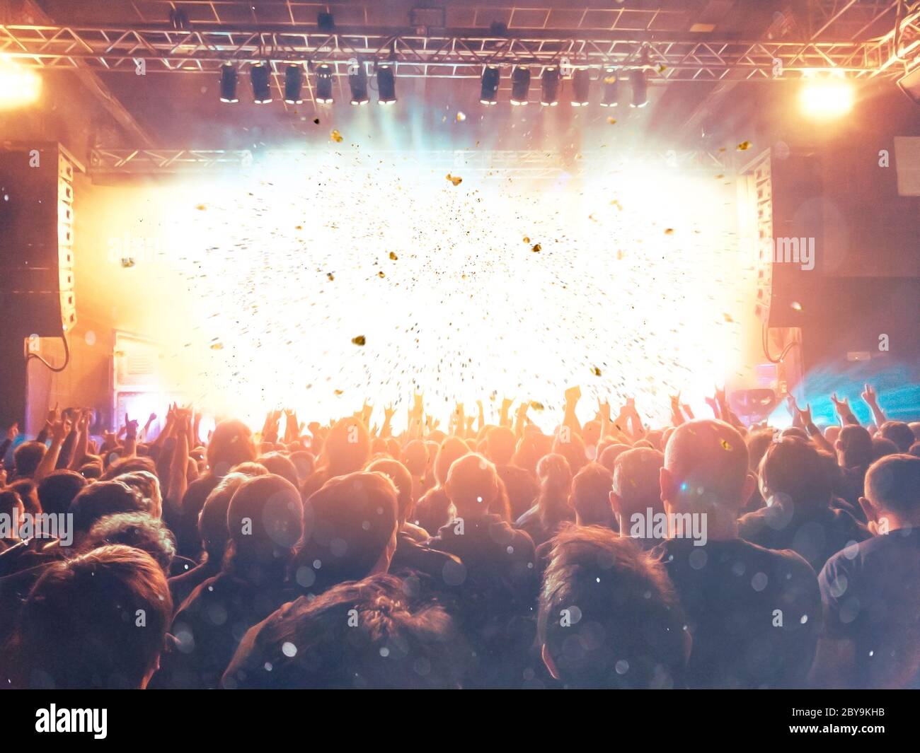 Concert photography during a gig, this is the point of view of the ...