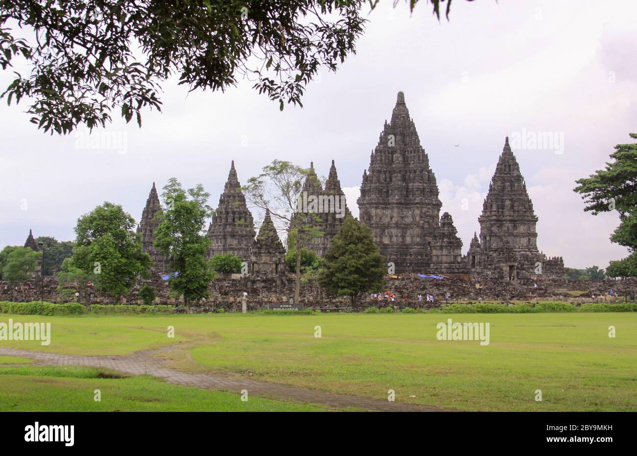 Famous Prambanan hindu temple, Yogyakarta, Java, Indonesia. Candi ...