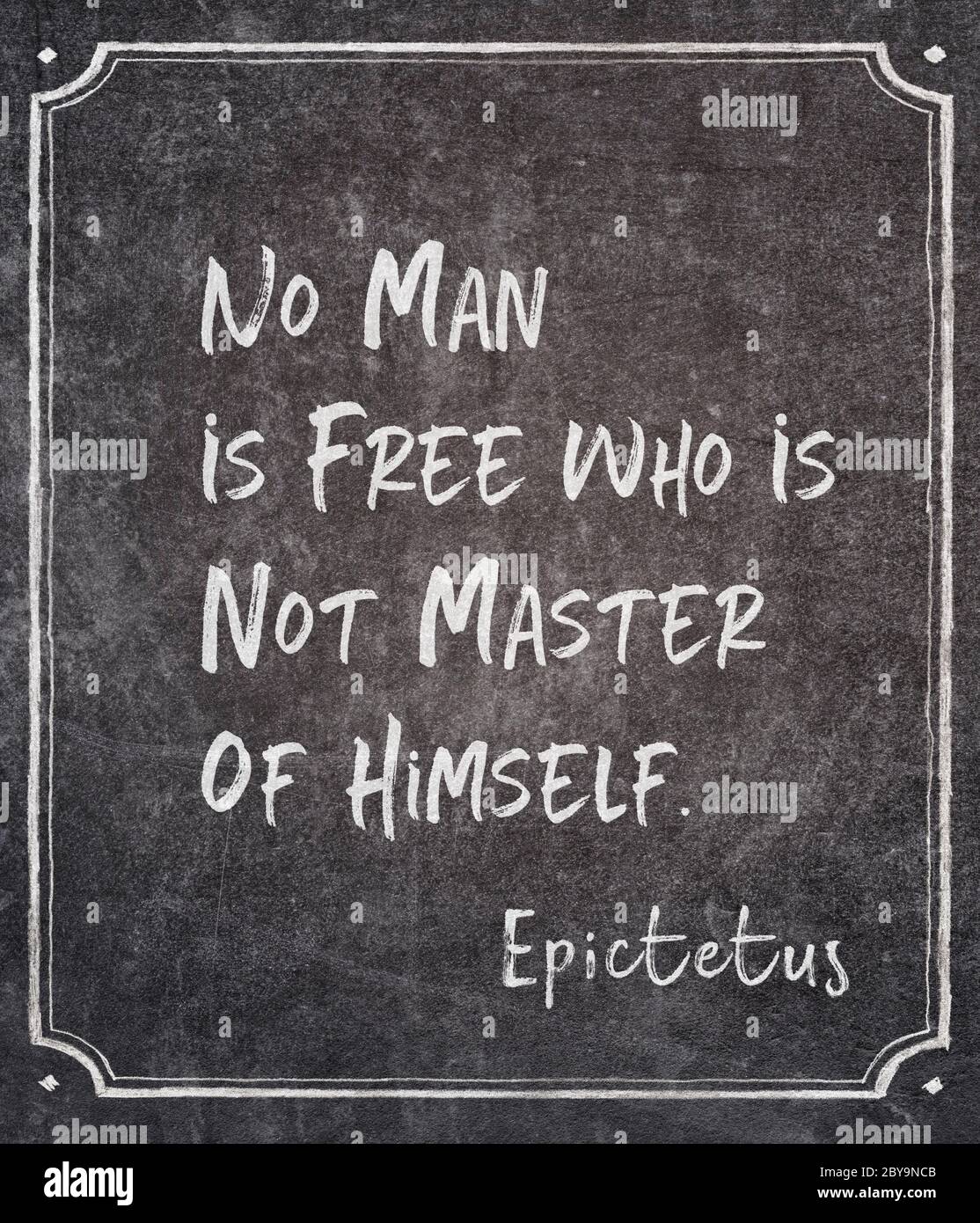 No man is free who is not master of himself - ancient Greek philosopher ...