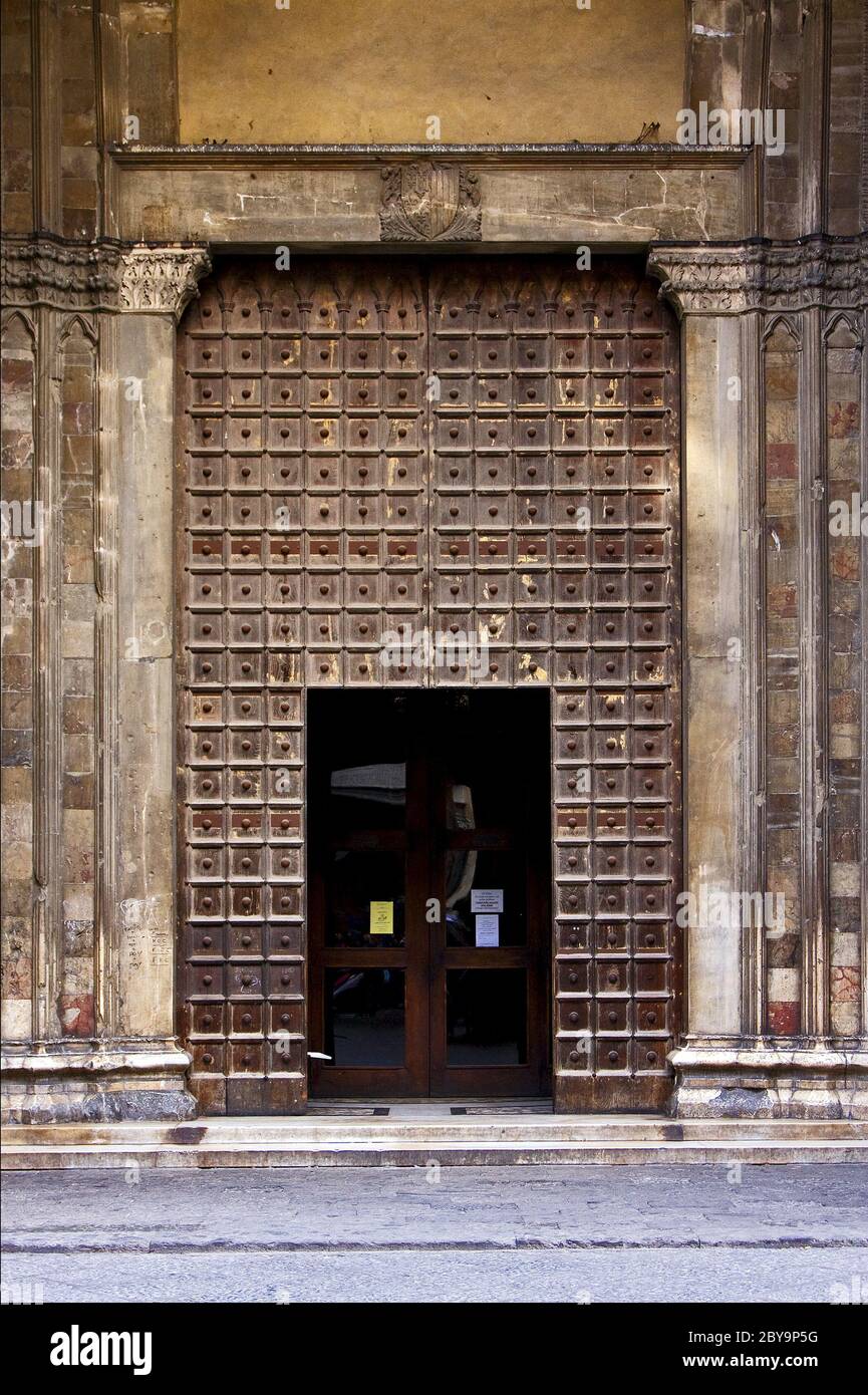 the brown gate Stock Photo - Alamy