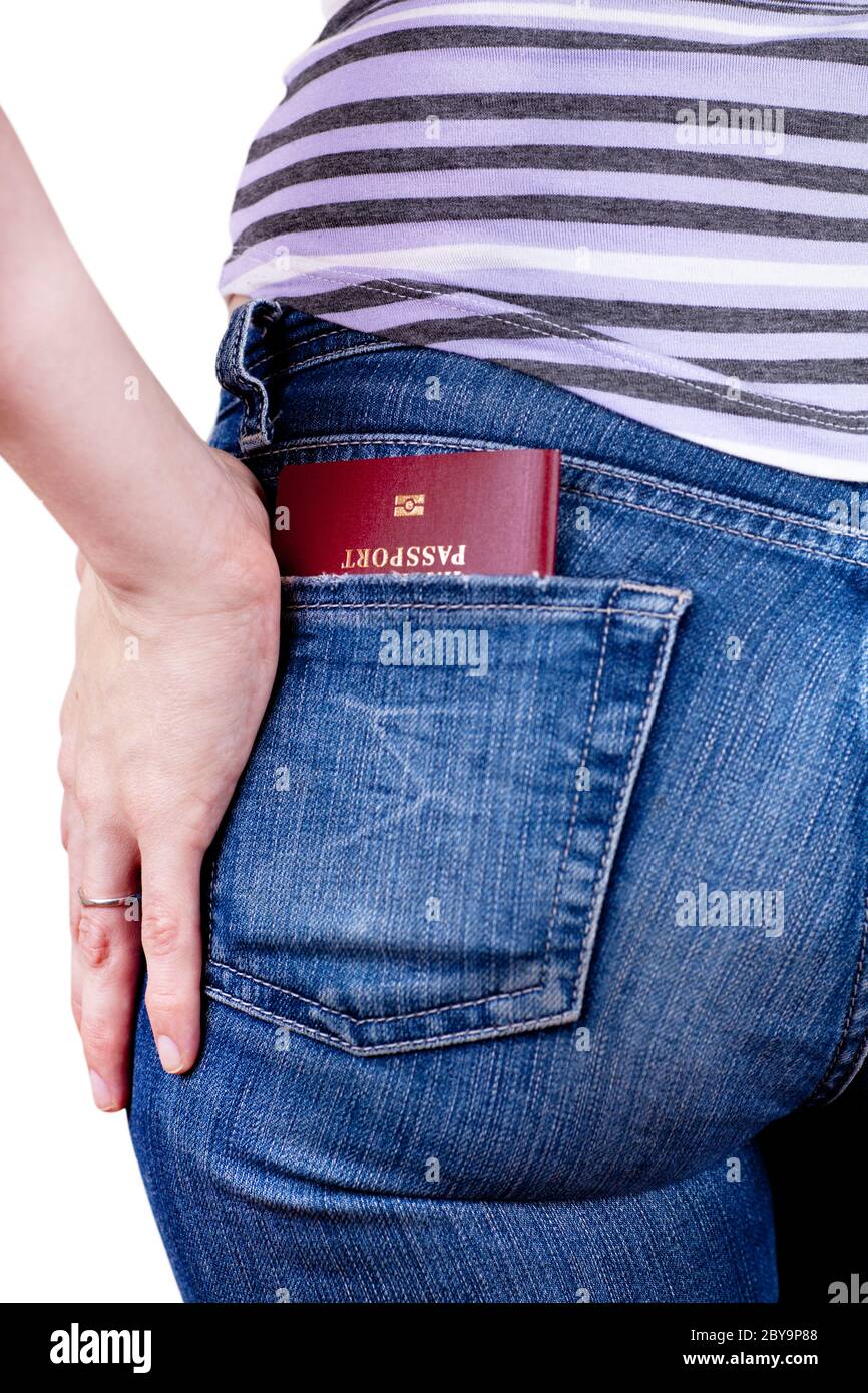 Passport back hi-res stock photography and images - Alamy