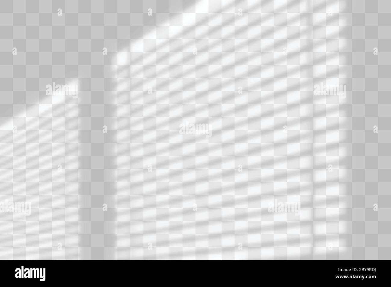 Vector transparent window shadow. Light effect overlay. Mesh grid ...