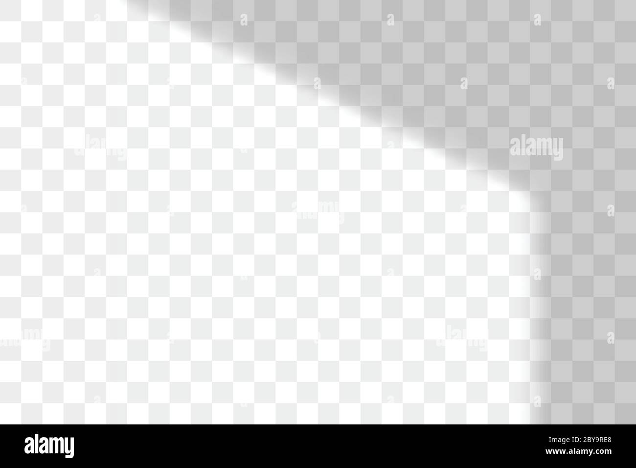 Vector transparent window shadow. Light effect overlay. Mesh grid ...