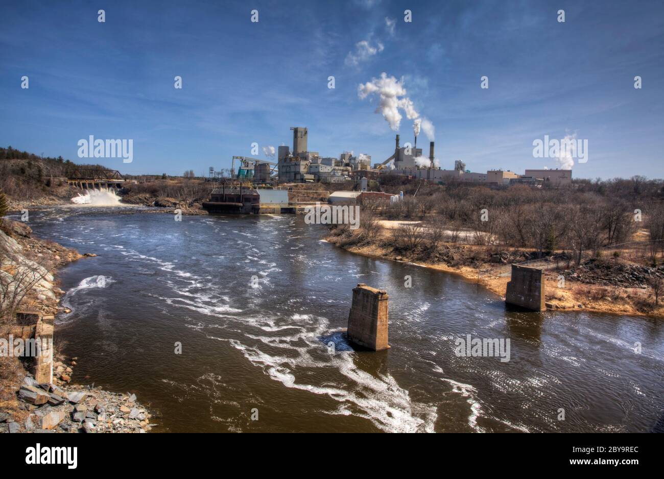 A View of Domtar Mill in Ontario, Canada Stock Photo - Alamy