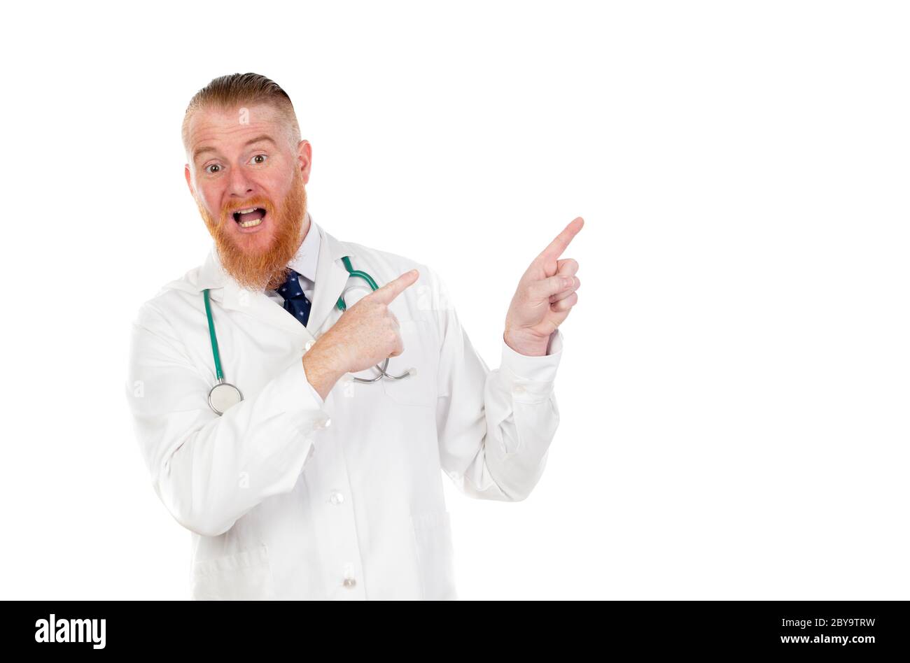 White ginger man gesturing hi-res stock photography and images - Alamy