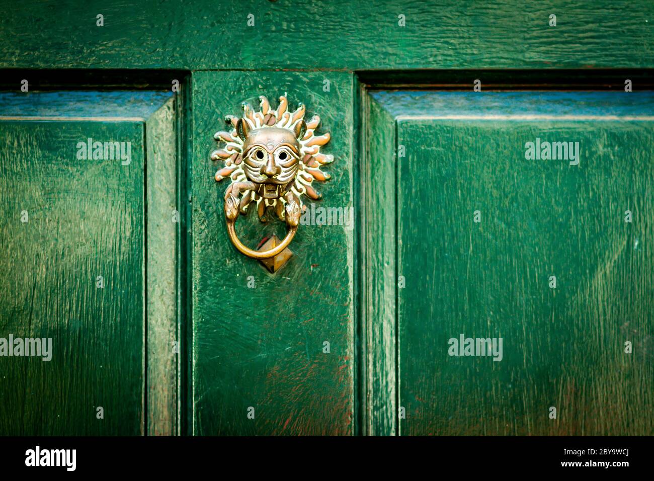 Exotic door knocker Stock Photo - Alamy