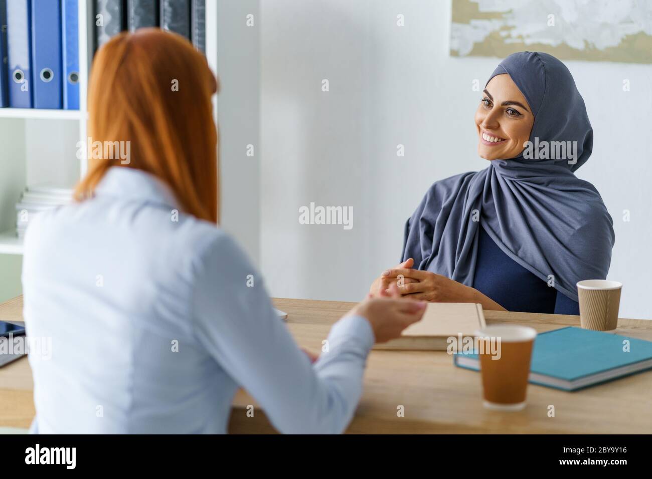 Muslim Woman Job Interview High Resolution Stock Photography and Images ...
