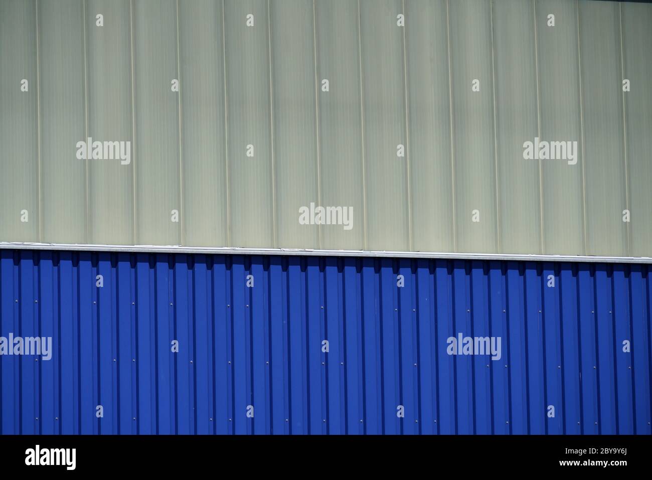 Factory barrels in industrial areas with aluminum as outer cladding ...