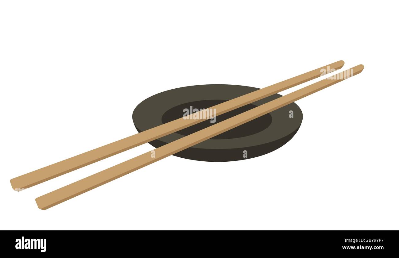 Japanese style vector chopsticks Stock Vector Image & Art - Alamy