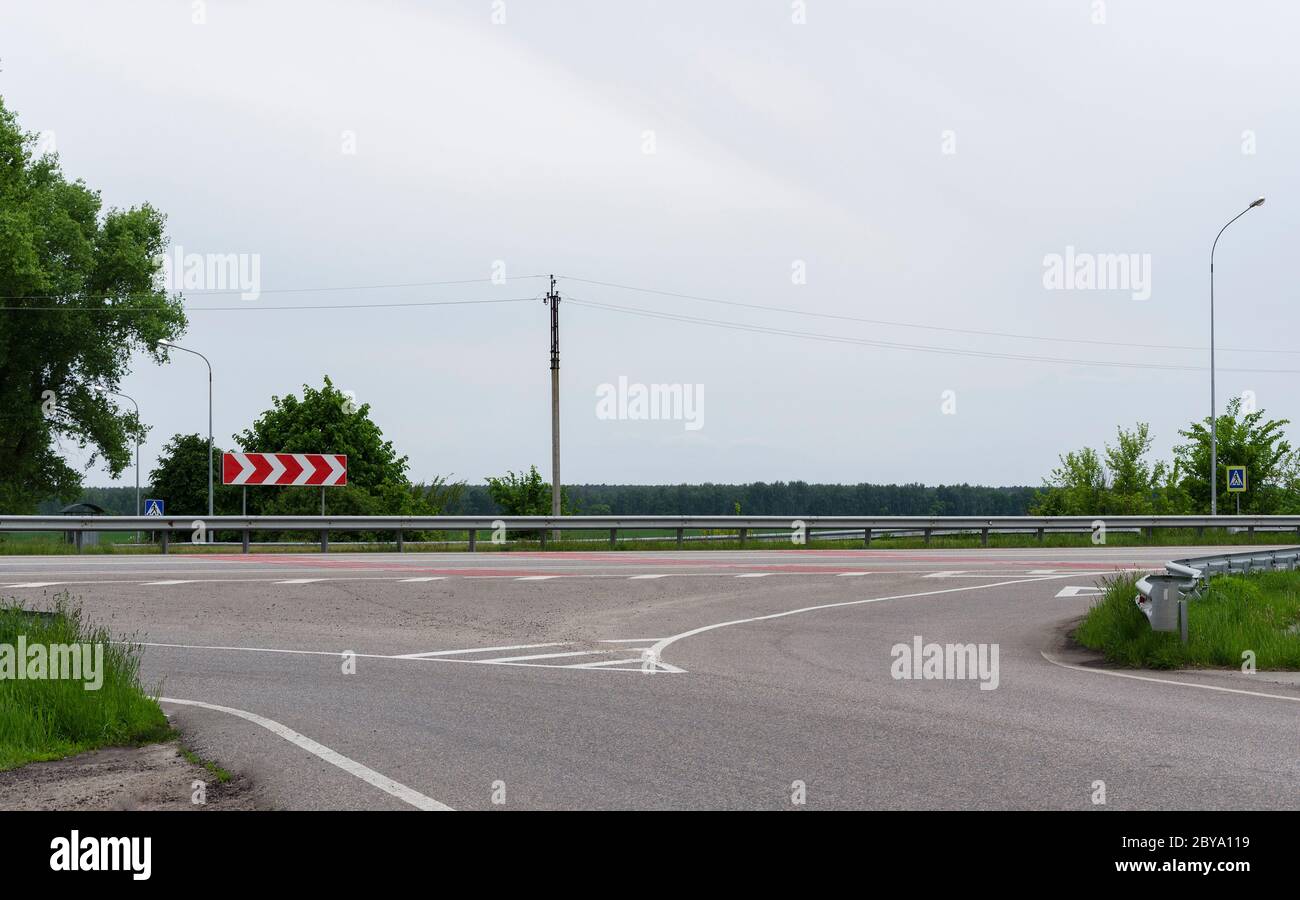 entrance to the motorway 2 Stock Photo - Alamy