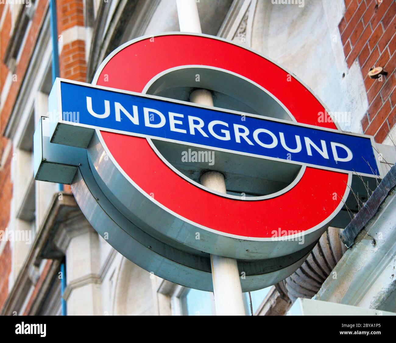 London underground symbol on street hi-res stock photography and images ...