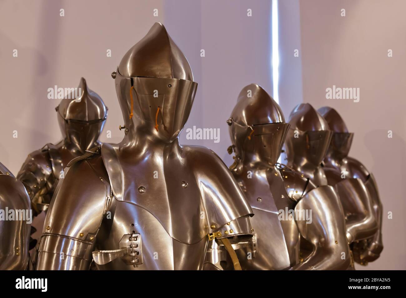 Armour of the knight in Ambras Palace - Innsbruck Austria Stock Photo ...