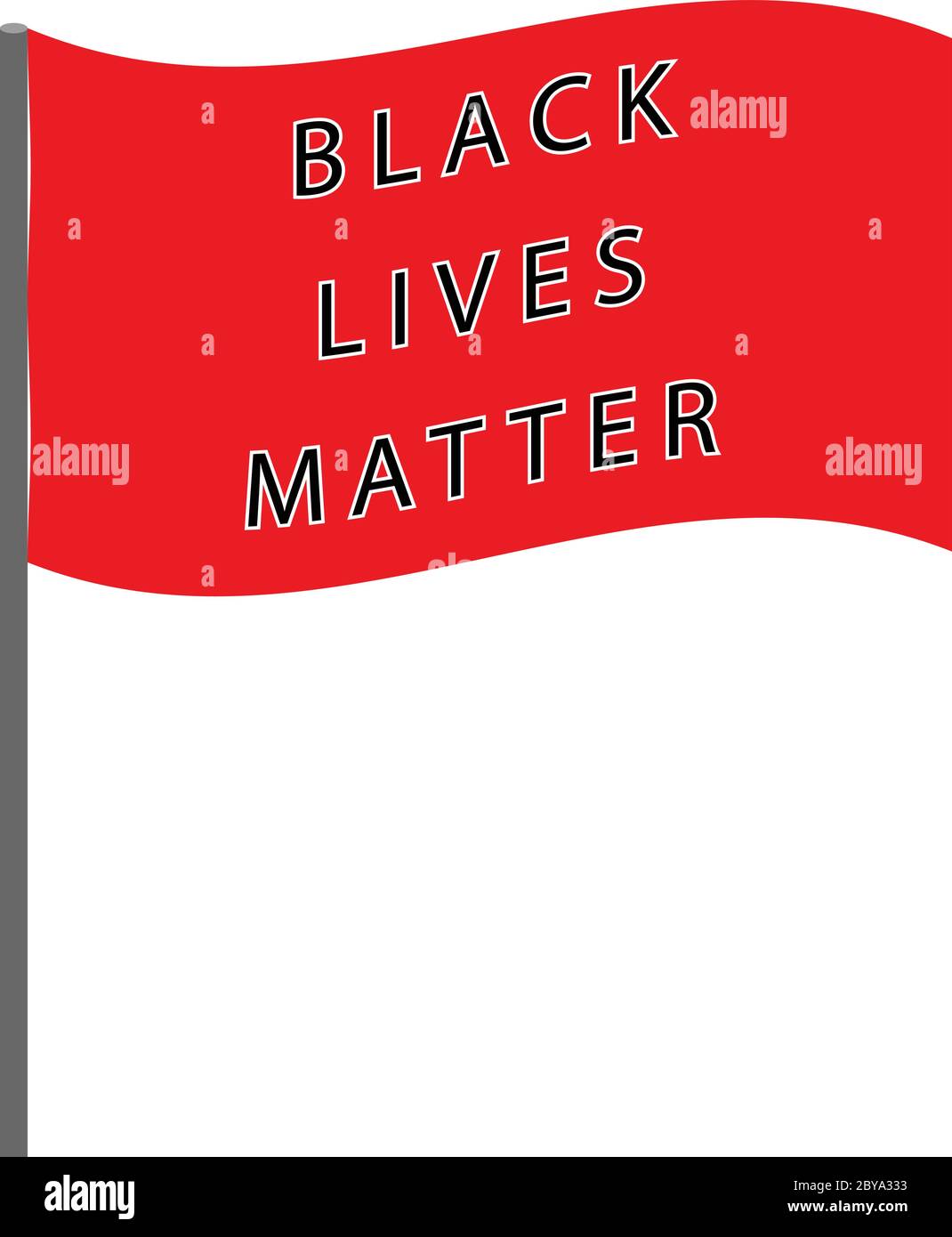 Black lives matter flag vector Stock Vector Images - Alamy