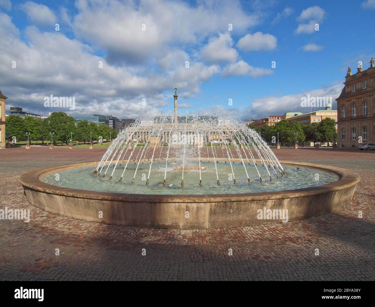 Schlossplatz (Castle square) Stuttgart Stock Photo - Alamy