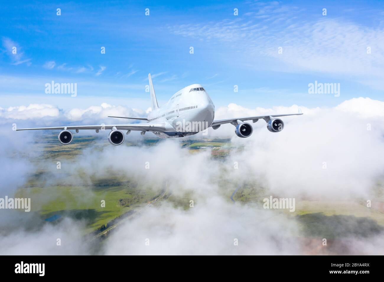 Dense layer of white cloud hi-res stock photography and images - Alamy