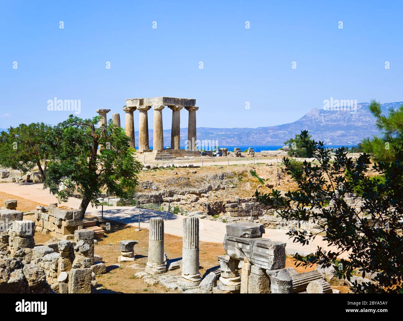 Acropolis corinth hi-res stock photography and images - Alamy