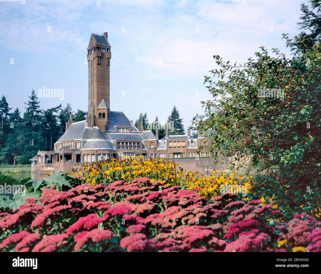 Hunting castle Sint-Hubertus in National Park De Hoge Veluwe in Ede The ...