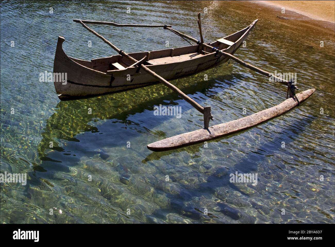 water reflex and coastline Stock Photo - Alamy