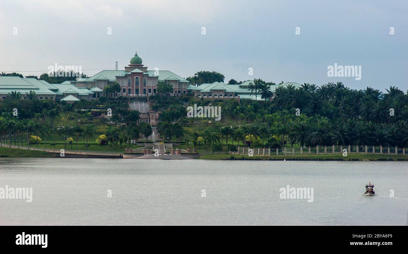 Building by the lake, Putra Jaya, Malaysia Stock Photo - Alamy