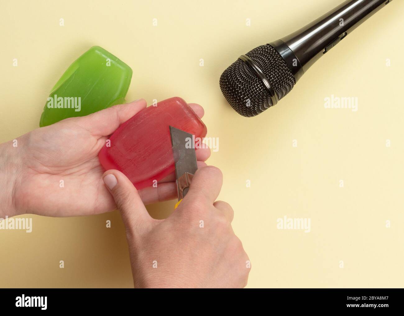 Asmr woman hi-res stock photography and images - Alamy