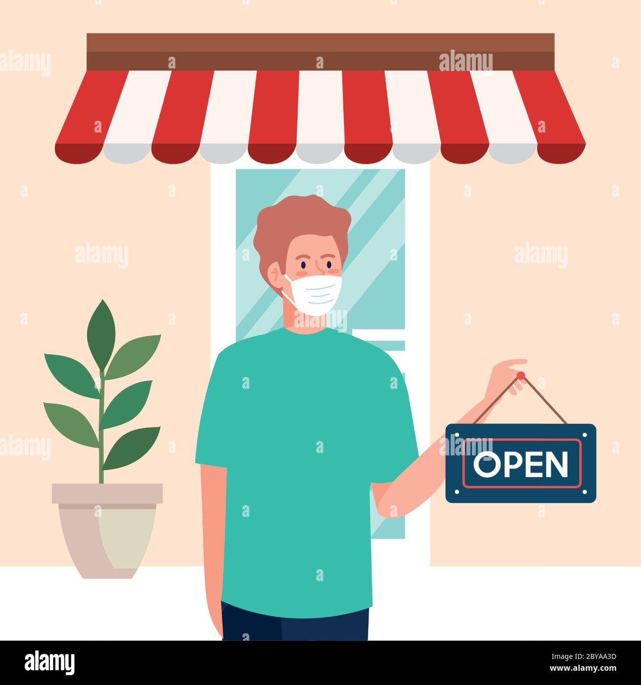 Facade and signage Stock Vector Images - Alamy