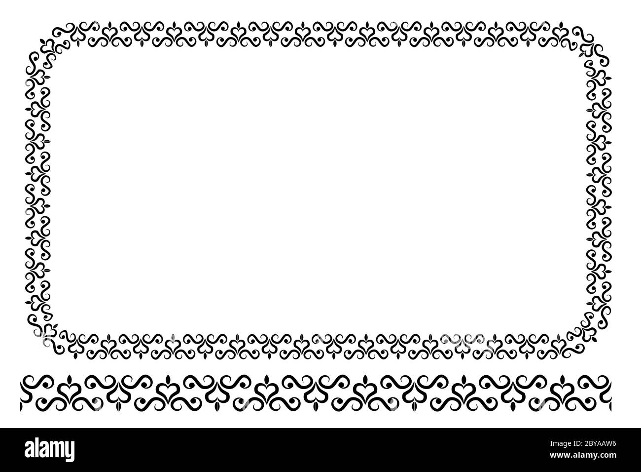 Horizontal Black Rectangle