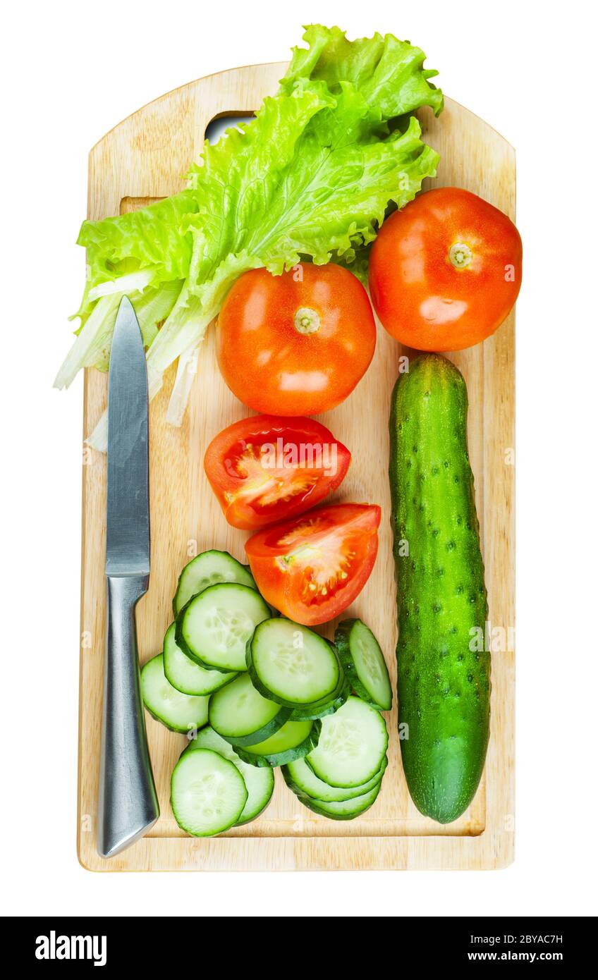 Person cutting food Cut Out Stock Images & Pictures - Alamy