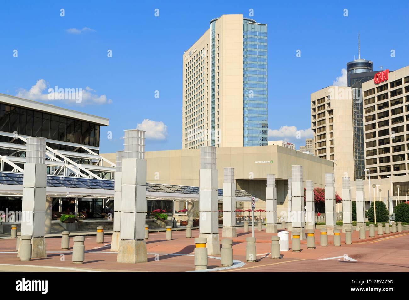Georgia World Congress Center & CNN Center,Atlanta,Georgia,USA Stock ...