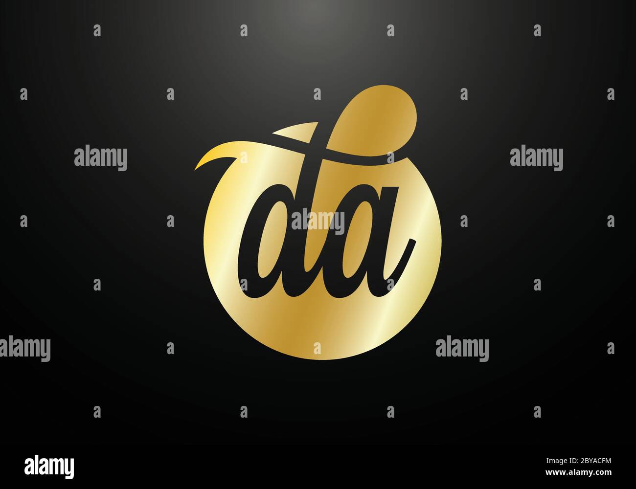 Initial Monogram Letter DA Logo Design Vector Template. DA Letter Logo ...