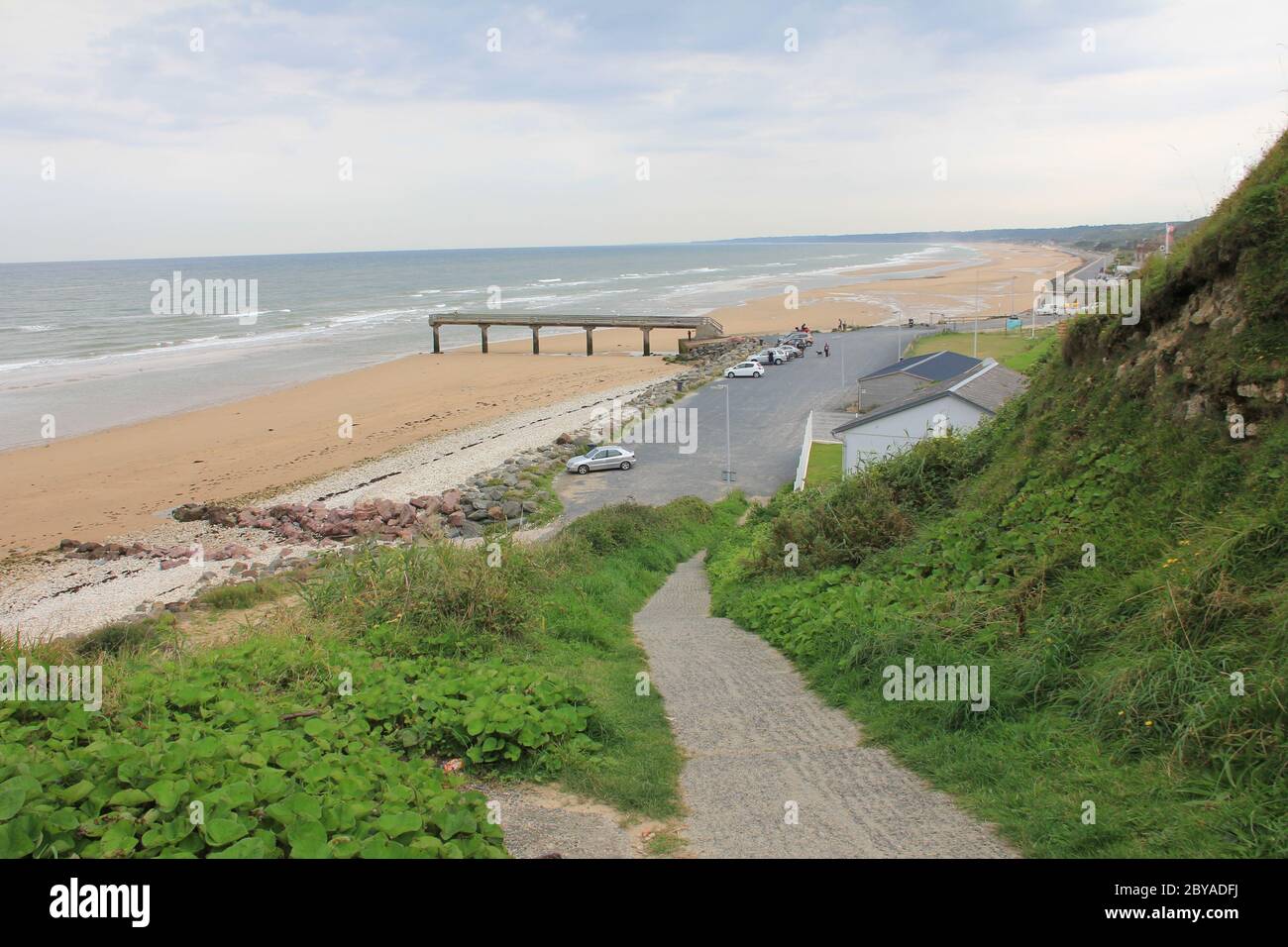 Omaha Beach landing site in northern France Stock Photo - Alamy