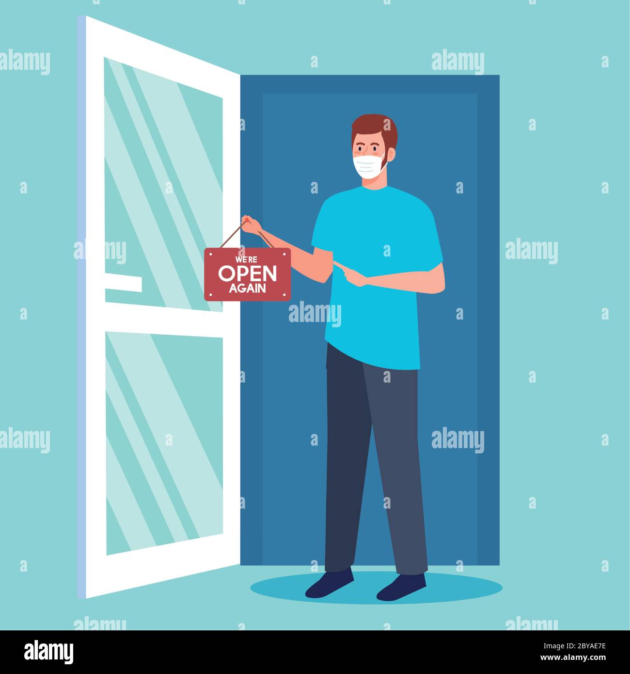 Welcome back after pandemic Stock Vector Images - Alamy