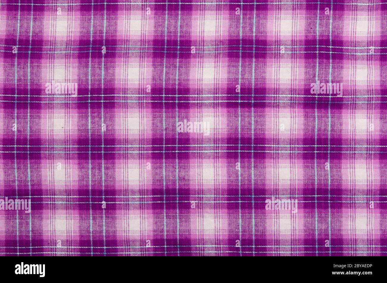 Purple cloth, checkered background Stock Photo - Alamy