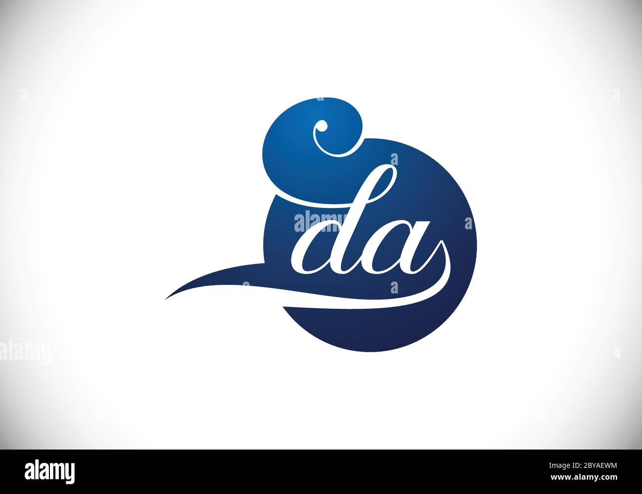Initial Monogram Letter DA Logo Design Vector Template. DA Letter Logo ...