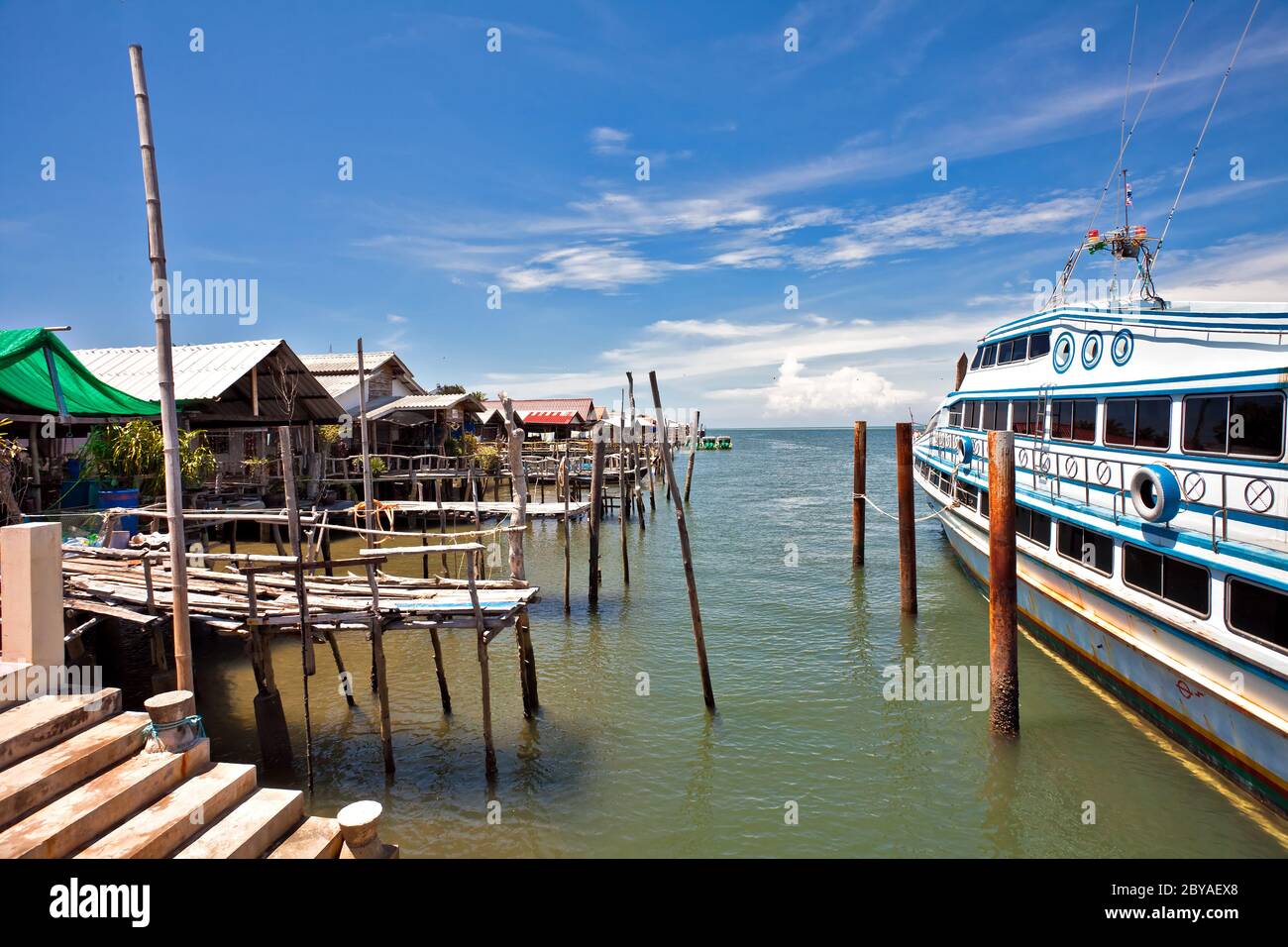 In the Asian port Stock Photo - Alamy