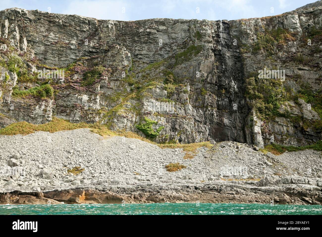 Coastal waterfall on Scarba, Argyle, Scotland Stock Photo - Alamy