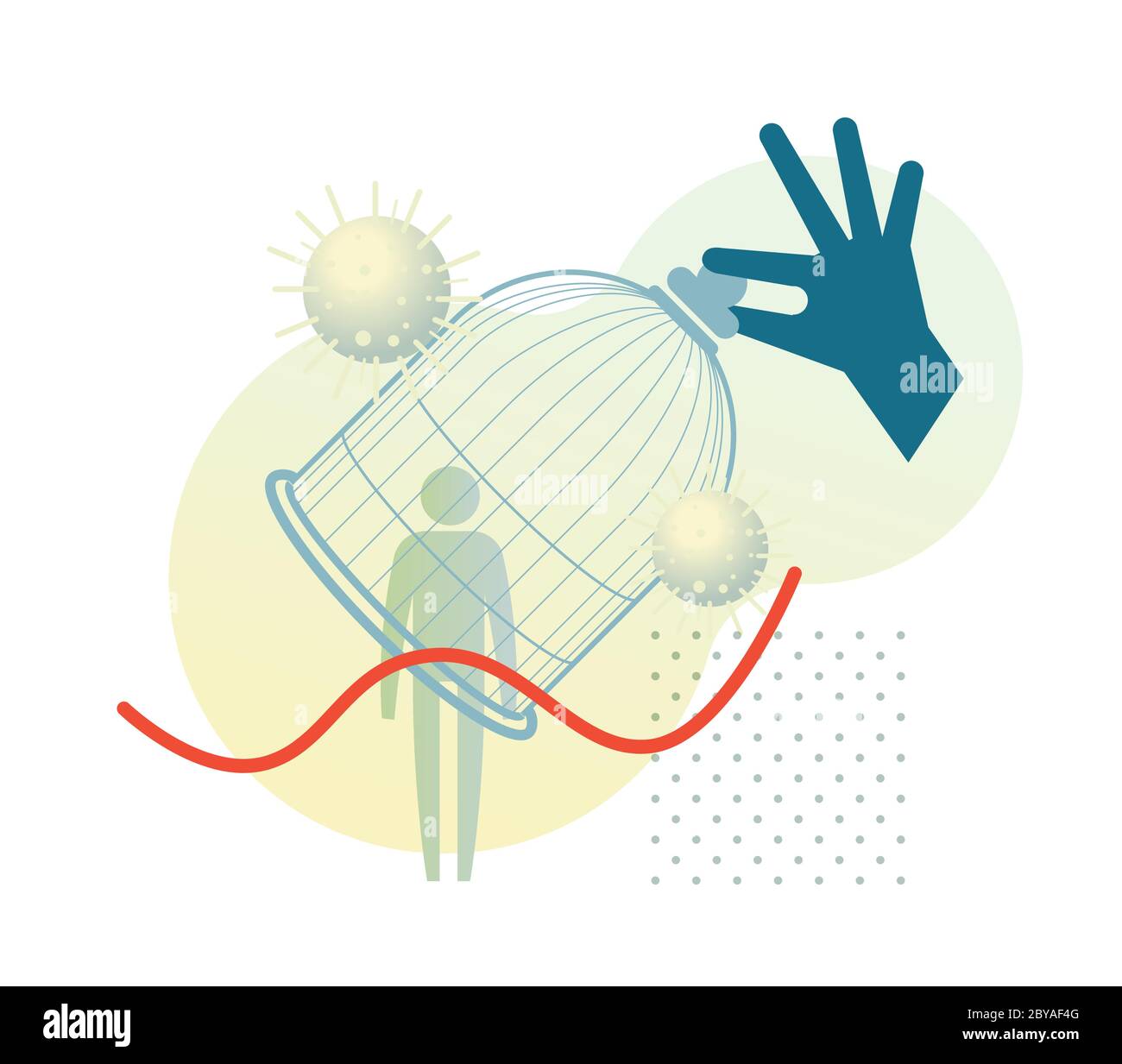 Covid lockdown lifting Stock Vector Images - Alamy